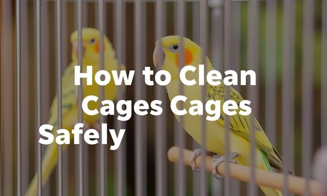 Essential Tips For Safely Cleaning Your Bird's Cage